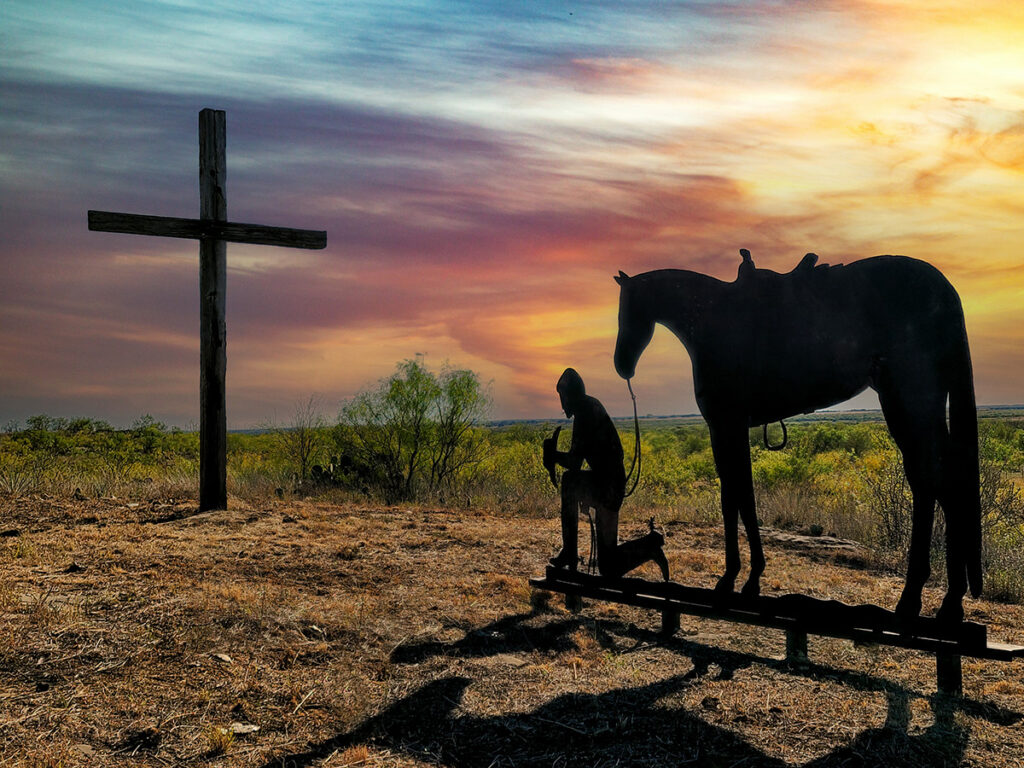 “Remember” Praying Cowboy Monument, Olney, Texas – Howard Blichfeldt ...